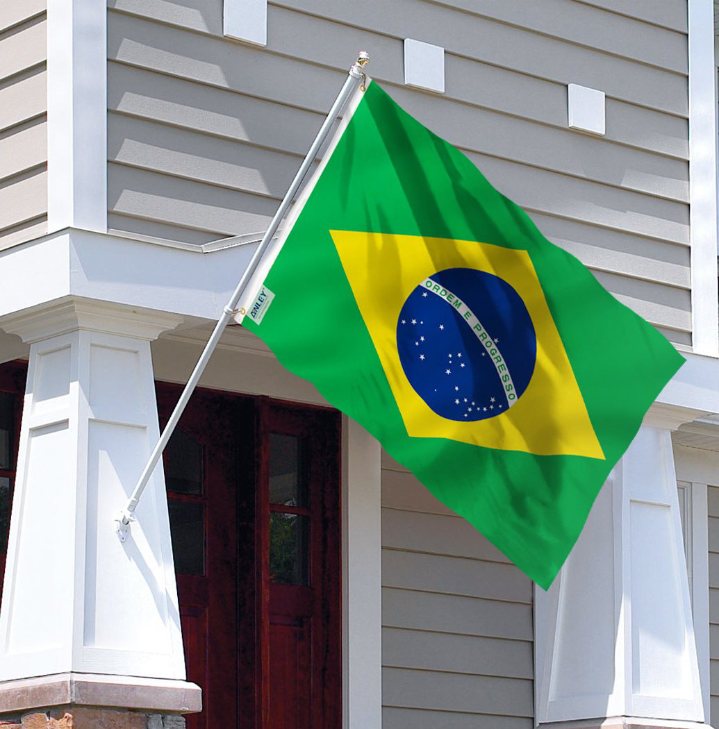 ANLEY Brazil Flag Polyester 36 x 60 in. House Flag - Wayfair Canada