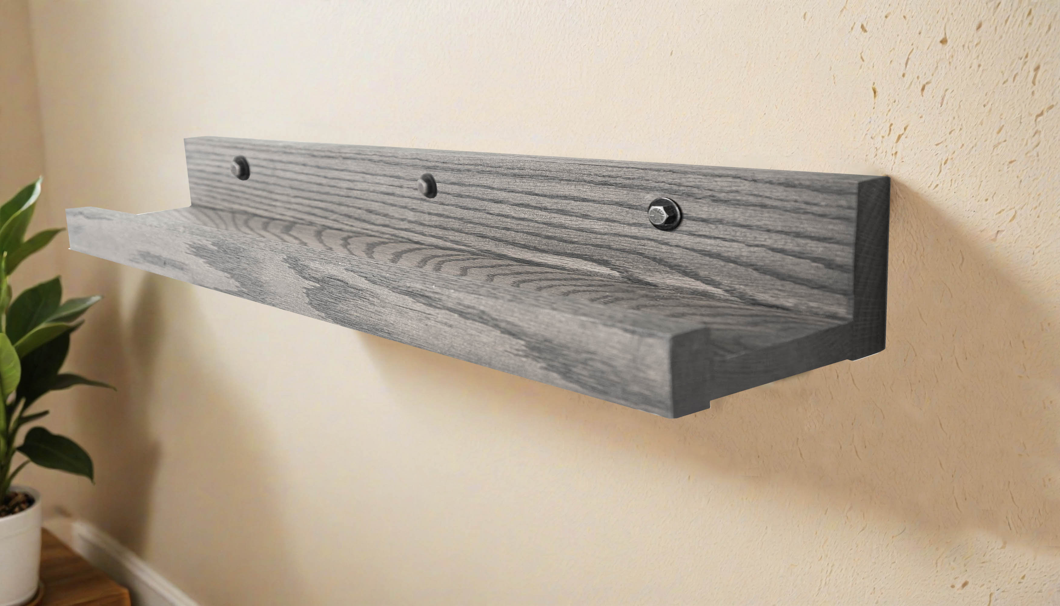 Latitude Run® Rayne Small Solid Oak 3 Piece Lipped Shelves - Wayfair Canada
