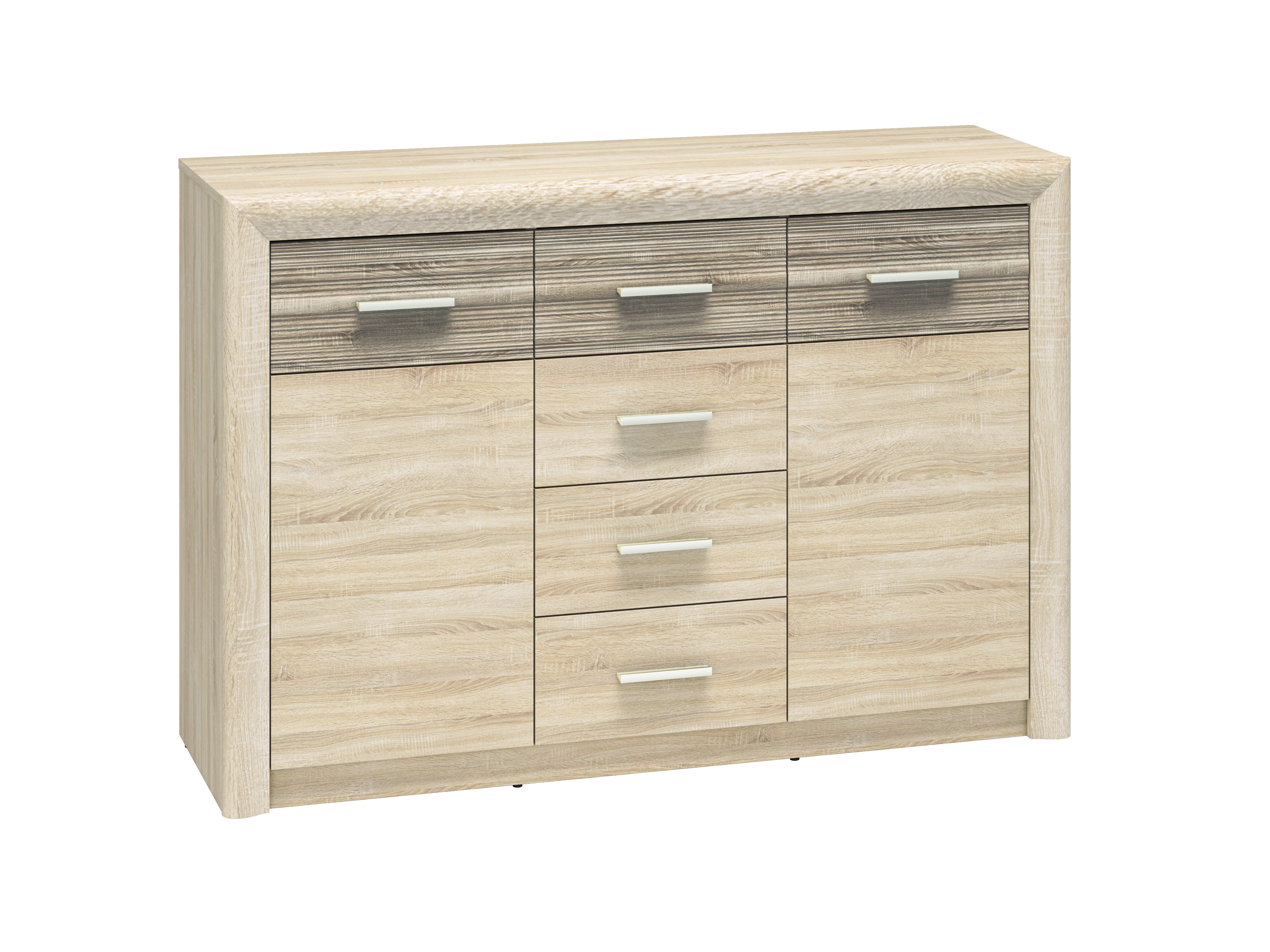 17 Stories Inaiya 5 Drawer Combi Chest | Wayfair.co.uk