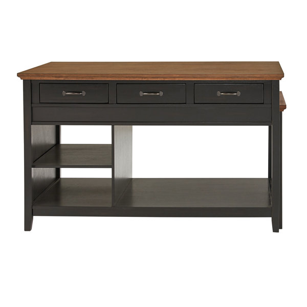 Kingstown Home Spadina Kitchen Island with Solid + Manufactured Wood ...