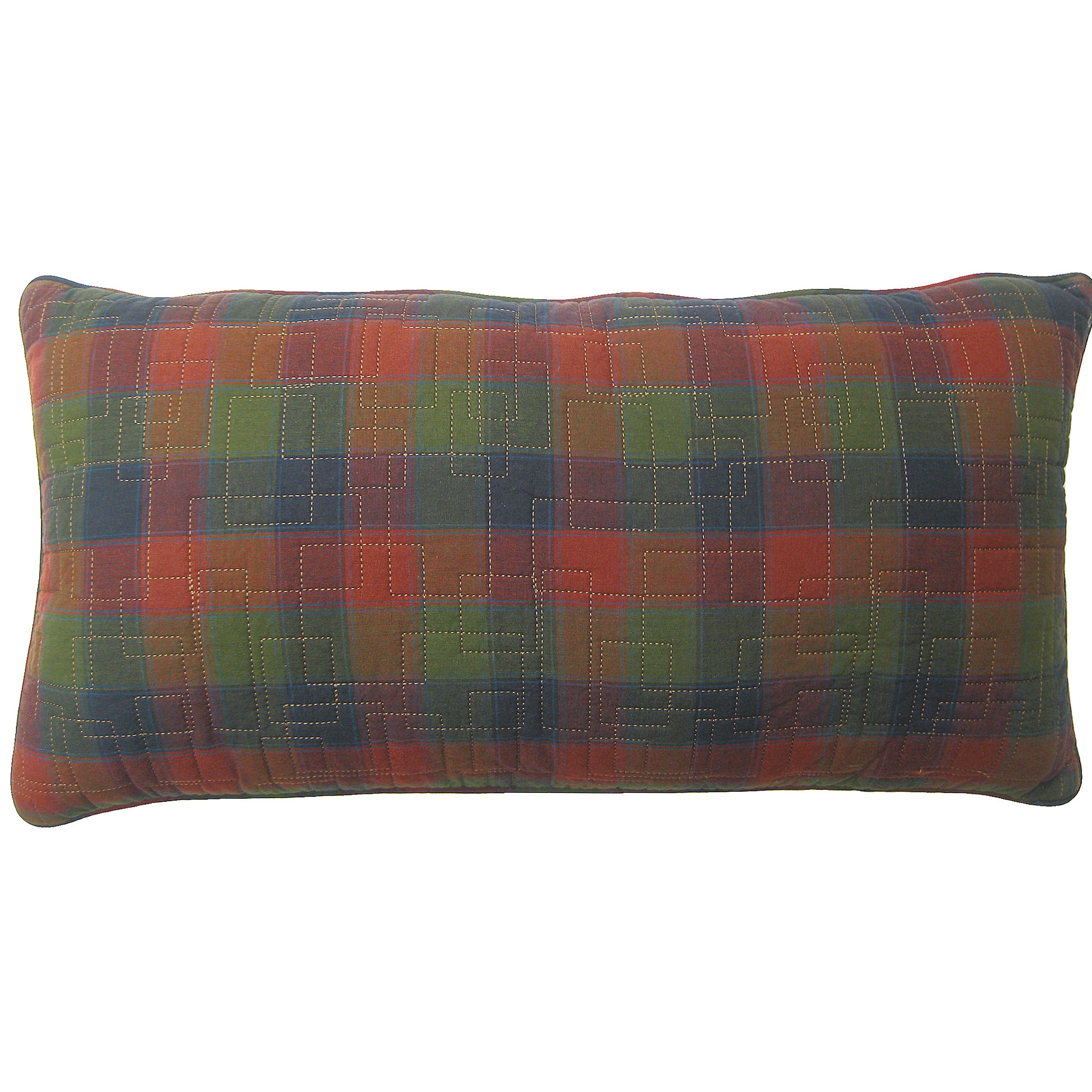 Donna Sharp Campfire Cotton Plaid 11" Lumbar Pillow & Reviews | Wayfair