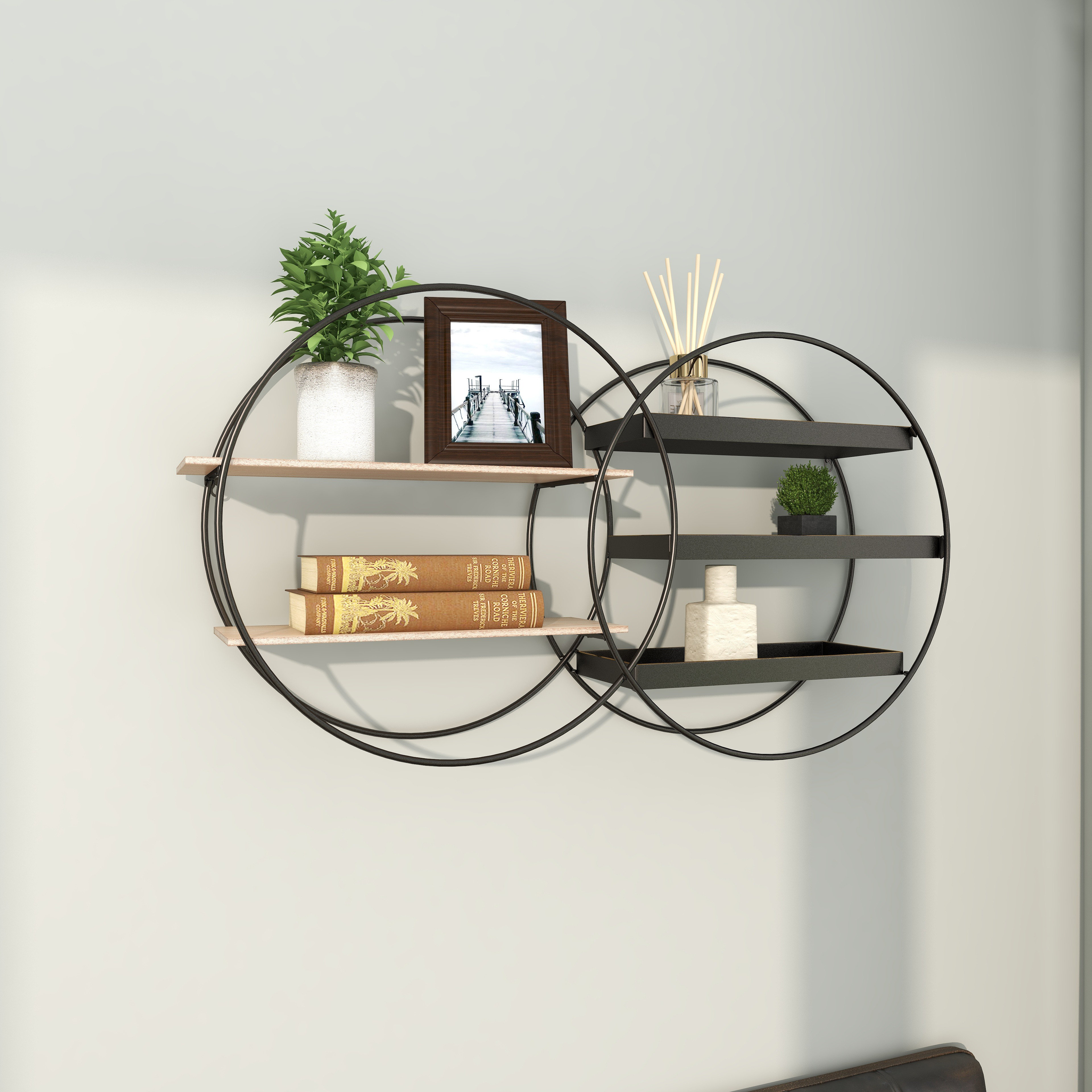 Latitude Run® Alissabeth Circle Accent Shelf & Reviews - Wayfair Canada