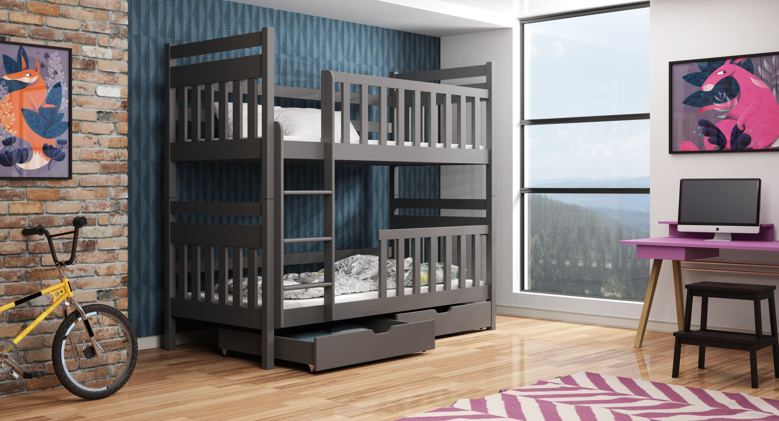 Harriet Bee Tring Single (3') Standard Bunk Bed | Wayfair.co.uk