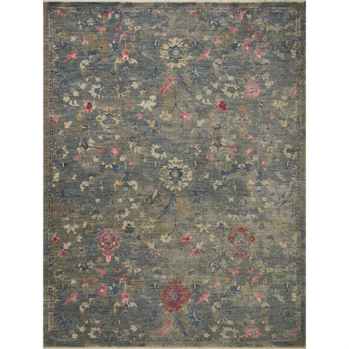 Lark Manor Febbas Floral Rug | Wayfair
