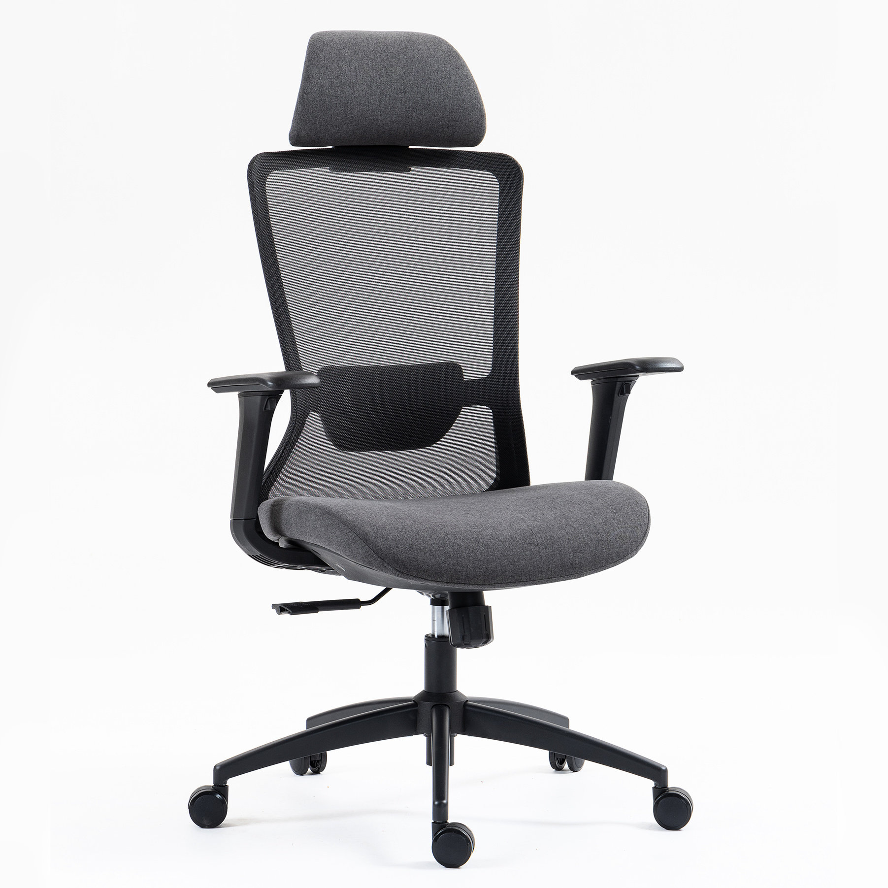Inbox Zero Adjustable Mesh Office Chair With Lumbar And Back Support ...