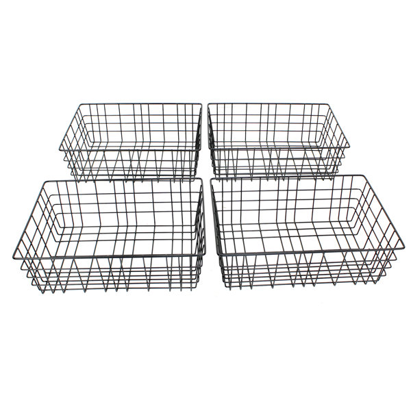 Gracie Oaks Rectangle Wire Basket & Reviews - Wayfair Canada