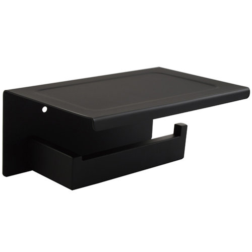 Matte Black Toilet Paper Holders You'll Love | Wayfair