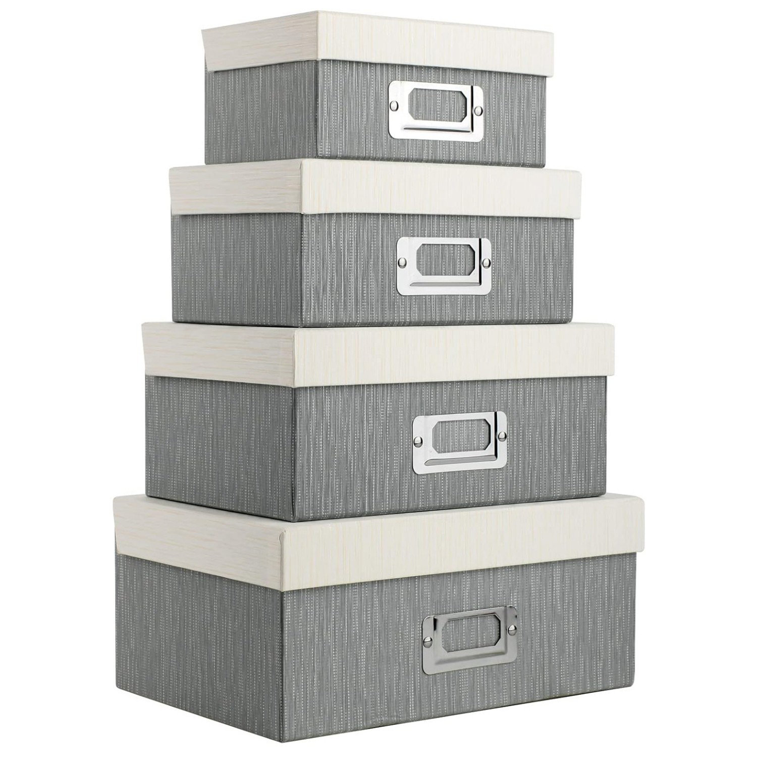 NIHAISHI Storage Boxes with Lids 4 in 1 Set - Wayfair Canada