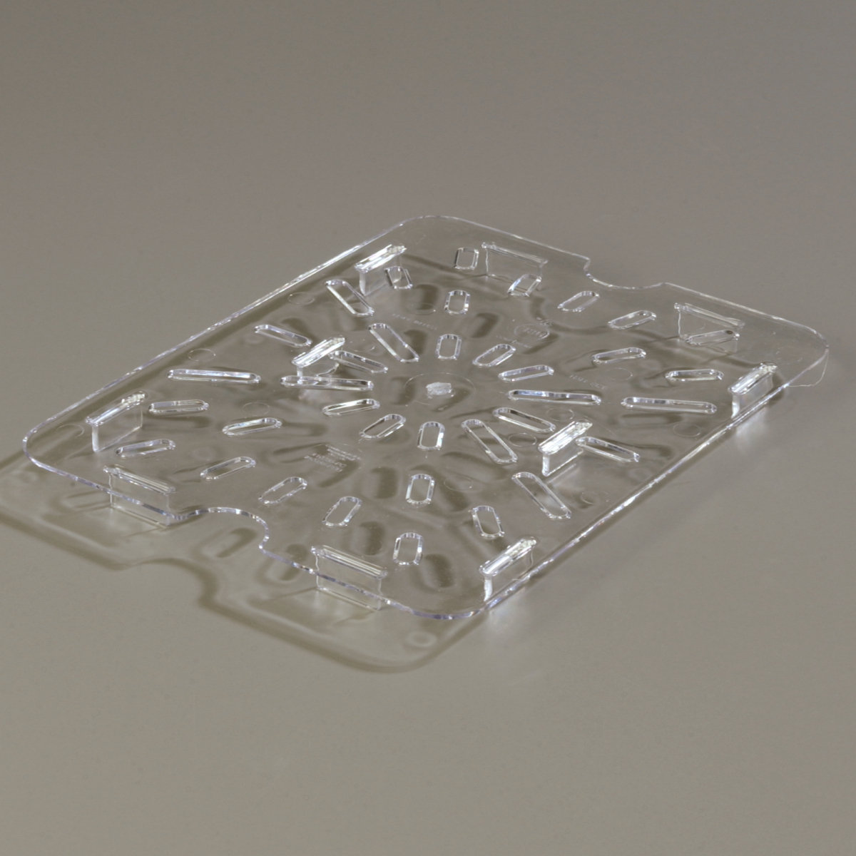 Carlisle Food Service Products Top Notch® Clear Rectangle Plastic Lid ...