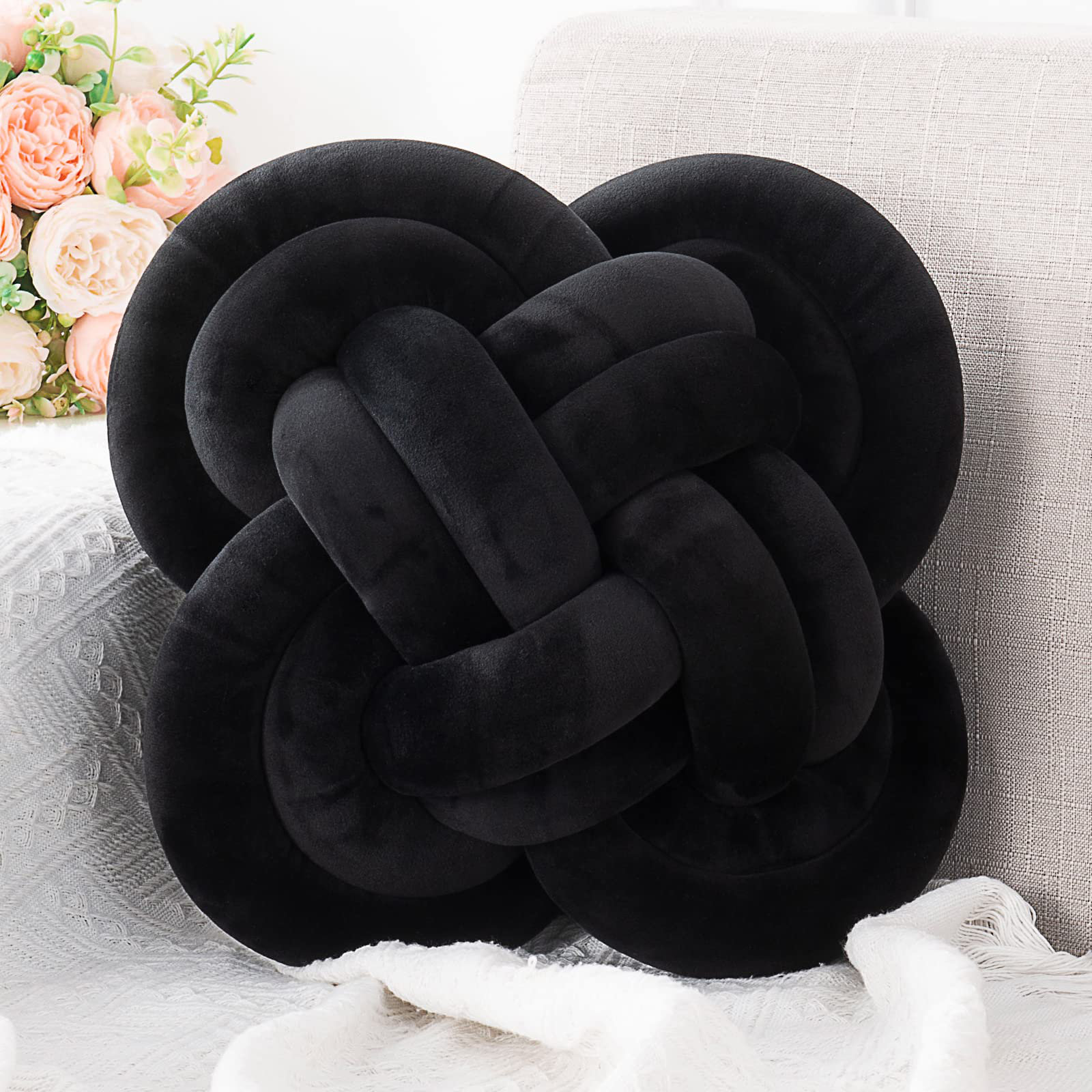 SHIRLEY'S OFFICE FURNITURE, LLC Knot Pillow, Decorative Throw Pillows ...