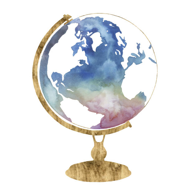 Red Barrel Studio® Metal Base/ Cardboard Globe Ball Tabletop Globe ...