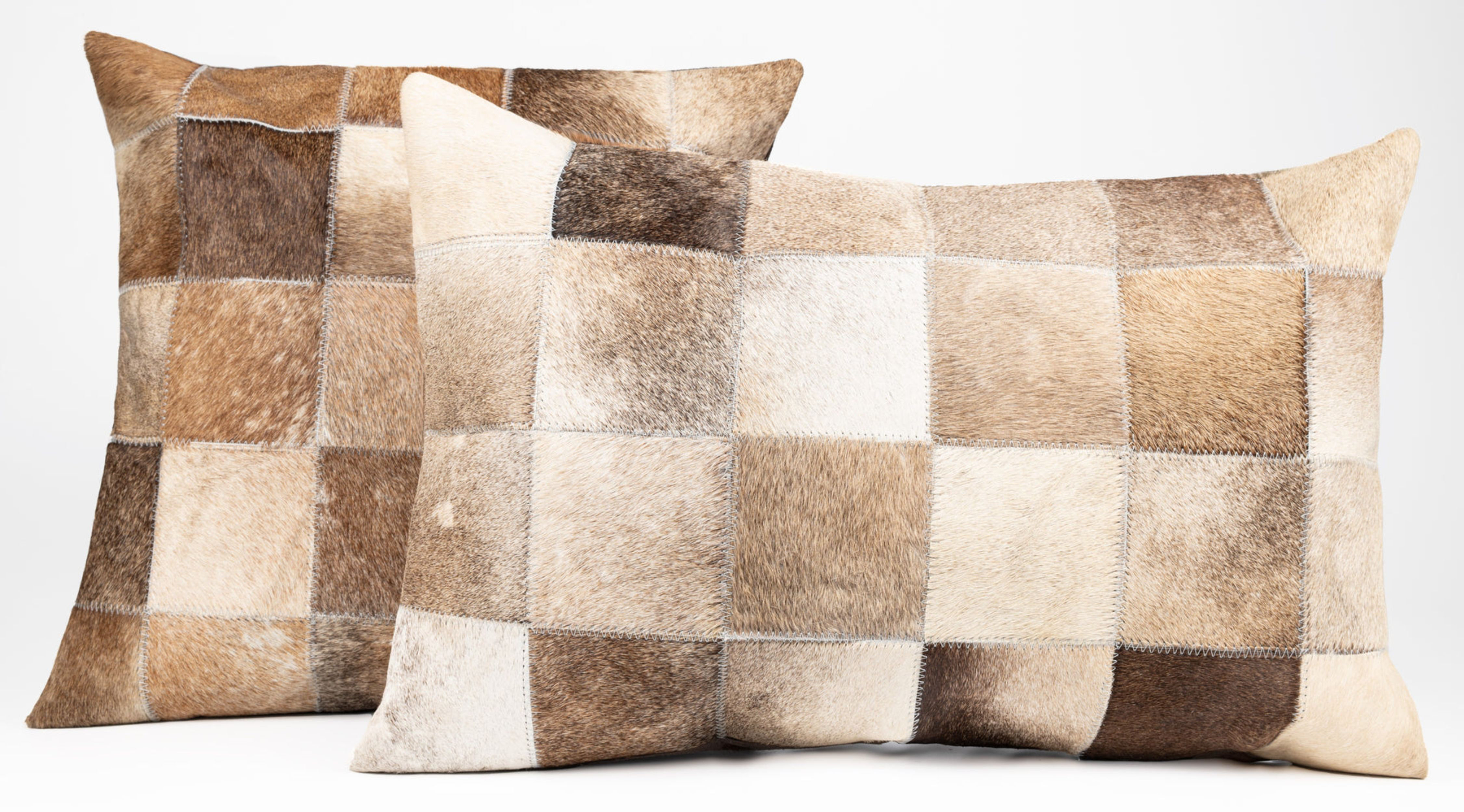 Canvello Cowhide Throw Pillow | Wayfair