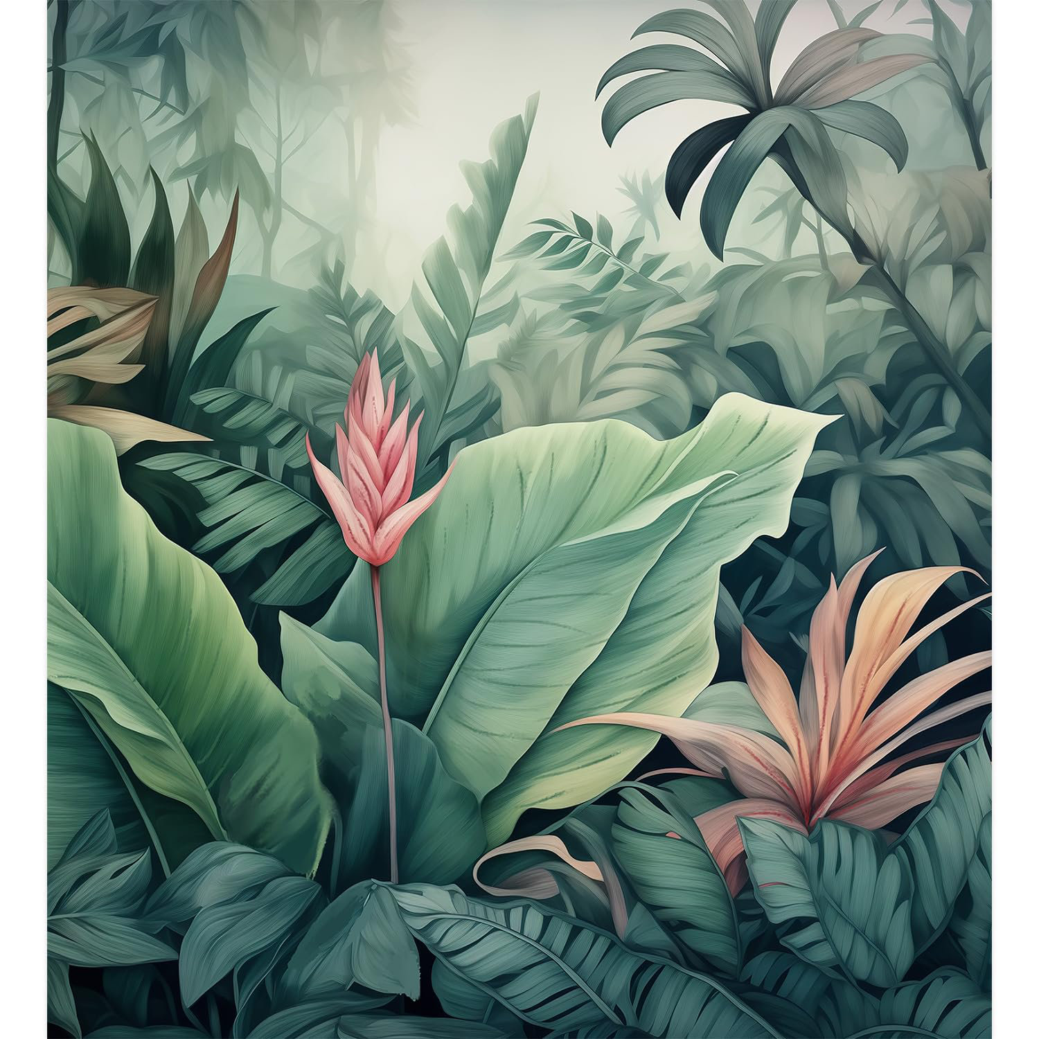 IDEA4WALL Peel & Stick Floral Border | Wayfair