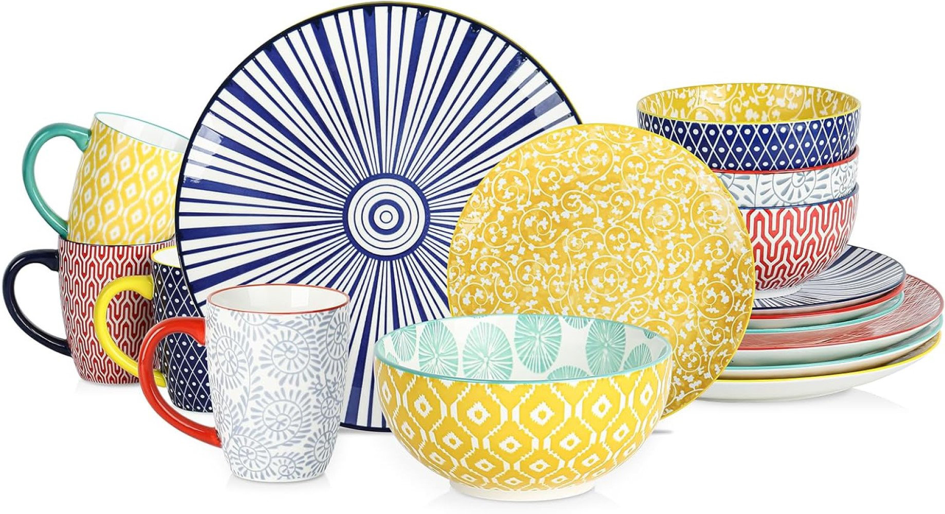 Hokku Designs Ceramic Dinnerware Sets,Ceramic Dish Plates and Bowls ...