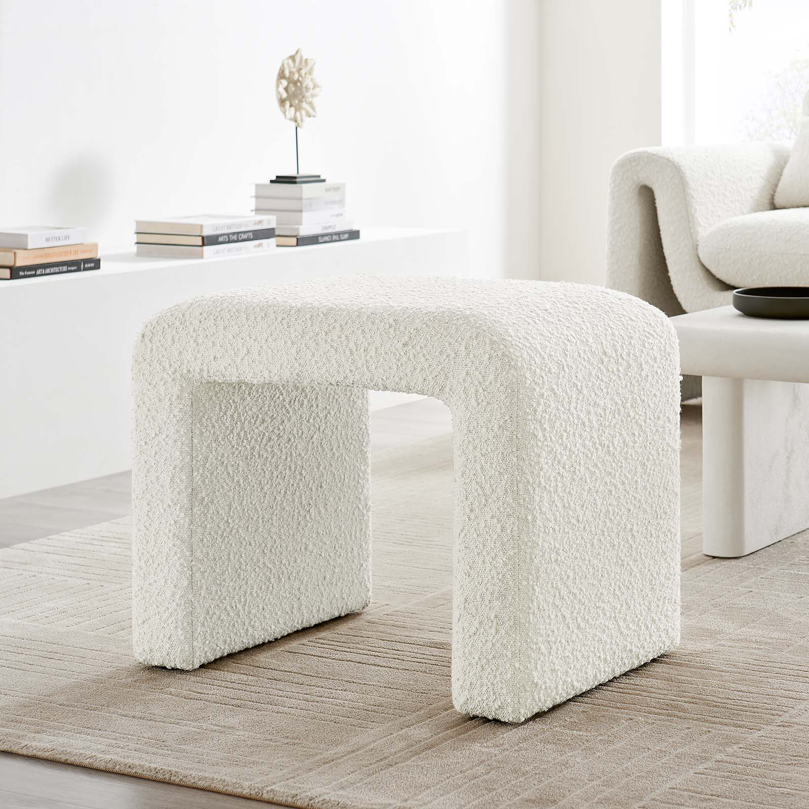 Modway Simba Solid Wood Accent Stool & Reviews | Wayfair