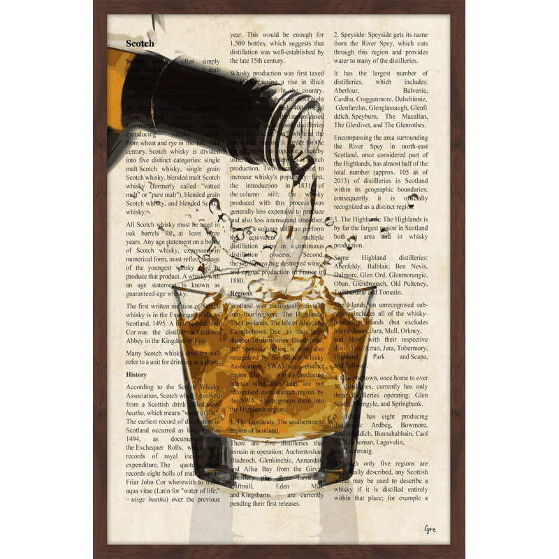 Williston Forge Amber Happiness by Eyre Tarney - Picture Frame Print ...