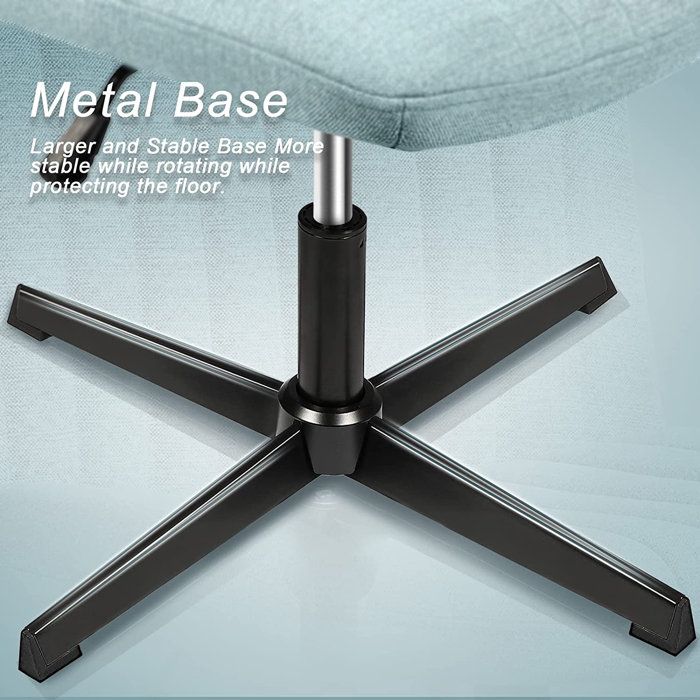 Wade Logan® Beaussicot Polyester Desk Chair no Wheels & Reviews | Wayfair