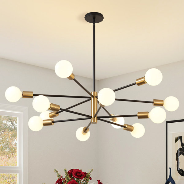 George Oliver Croner 12 - Light Dimmable Sputnik Modern Linear ...
