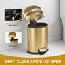 Koomade 2-Piece 5L Stainless Steel Oval Trash Can Set – Sleek Dual Bin ...