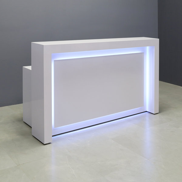 Hokku Designs Damayanti 1 Rectangular Reception Desk | Wayfair