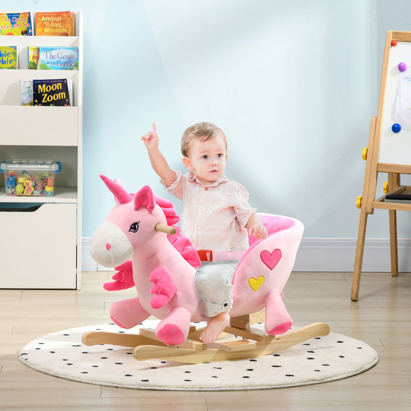 Qaba Baby Rocking Horse & Reviews | Wayfair