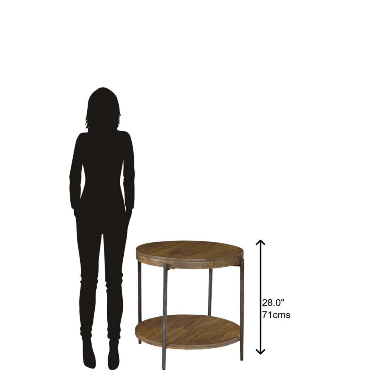 Birch Lane™ Ashley 28" Wide Round Side Table & Reviews | Joss & Main