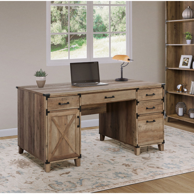 Millwood Pines Dazile 59" Executive Desks & Reviews - Wayfair Canada