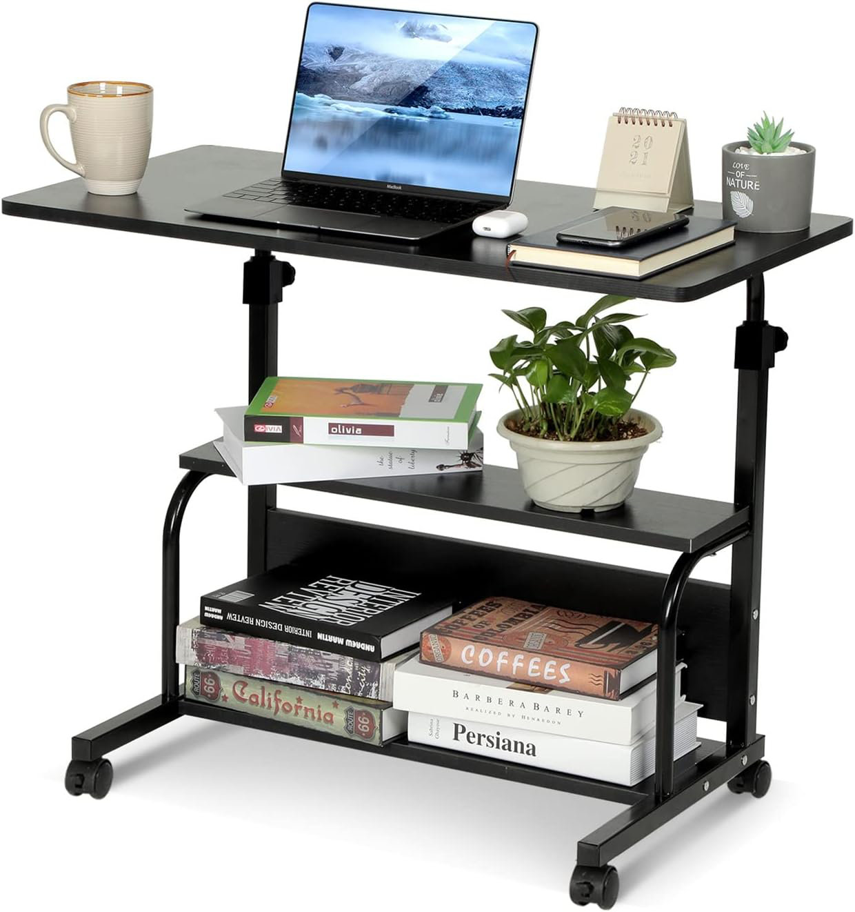 G & R PLUMBING ENTERPRISES, INC. Portable Rolling Desk on Wheels ...