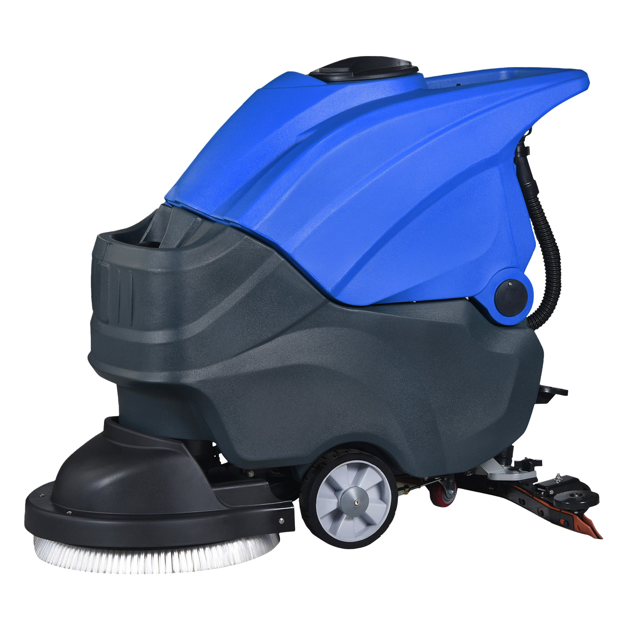 LUCKYREMORE Floor Scrubber Machine with Cleaning Path | Wayfair