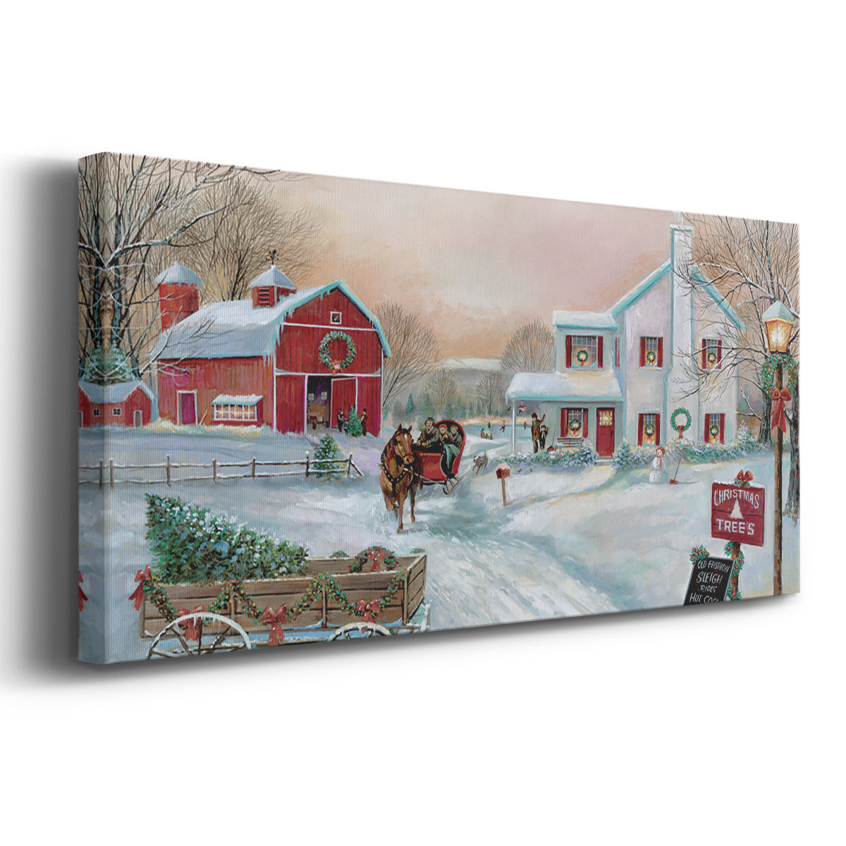 Winston Porter Christmas Tree Farm- Gallery Wrapped Canvas -Ready to ...