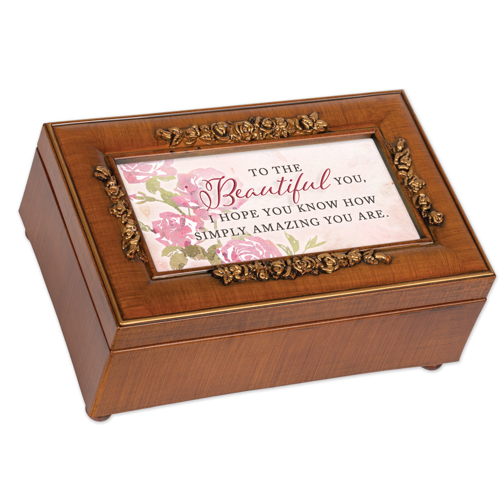 Trinx Beautiful You Amazing You Are Memory Box | Wayfair