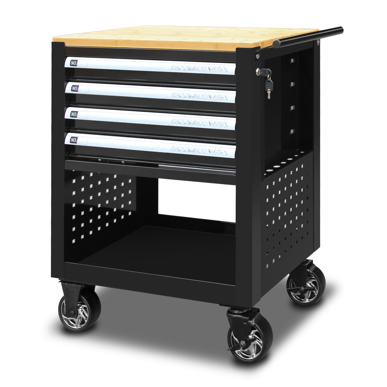WFX Utility™ 26.8" W 4-Drawer Combination Set With Wheels - Wayfair Canada