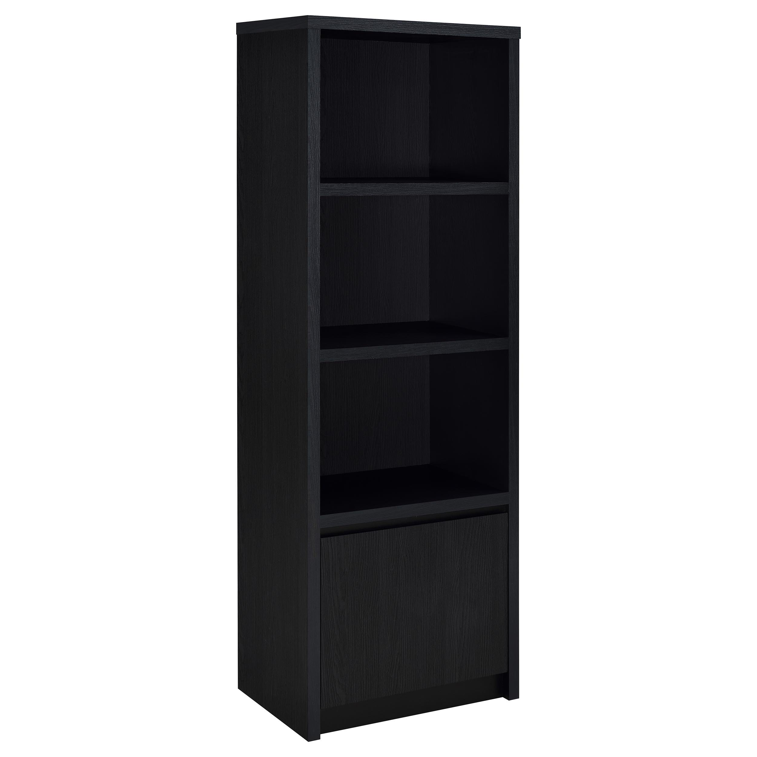 Millwood Pines Dreschel 3-Sheld Media Tower Entertainment Pier Black ...
