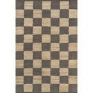 Hokku Designs Christana Plaid Jute Area Rug for Dining Room Living Room ...
