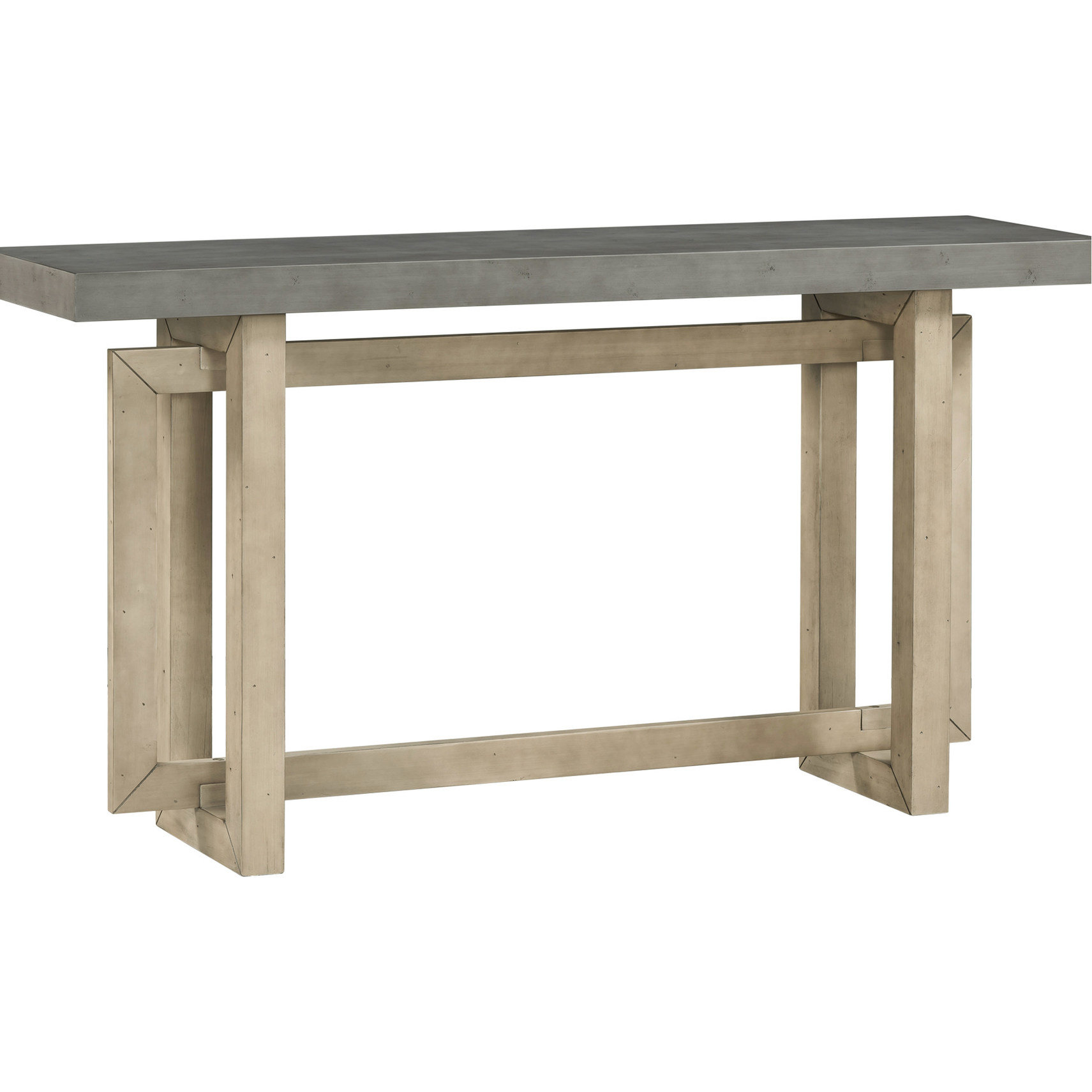 Banior Contemporary Living Area Console Table - Wood Top & Modern Look ...