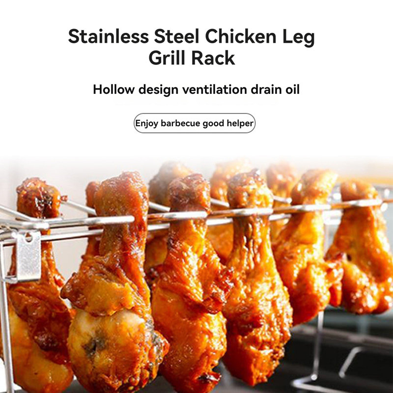 frler Chicken Leg & Wing Rack For Grill | Wayfair