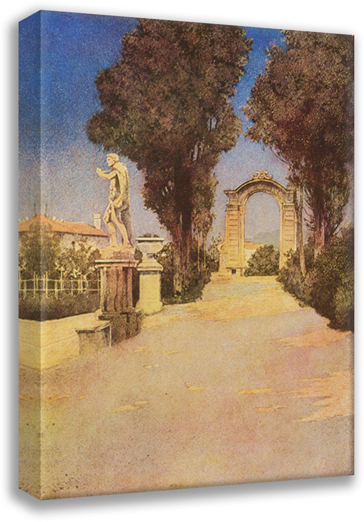 Lark Manor™ Villa Scassi, Genoa by Maxfield Parrish Gallery Wrapped ...