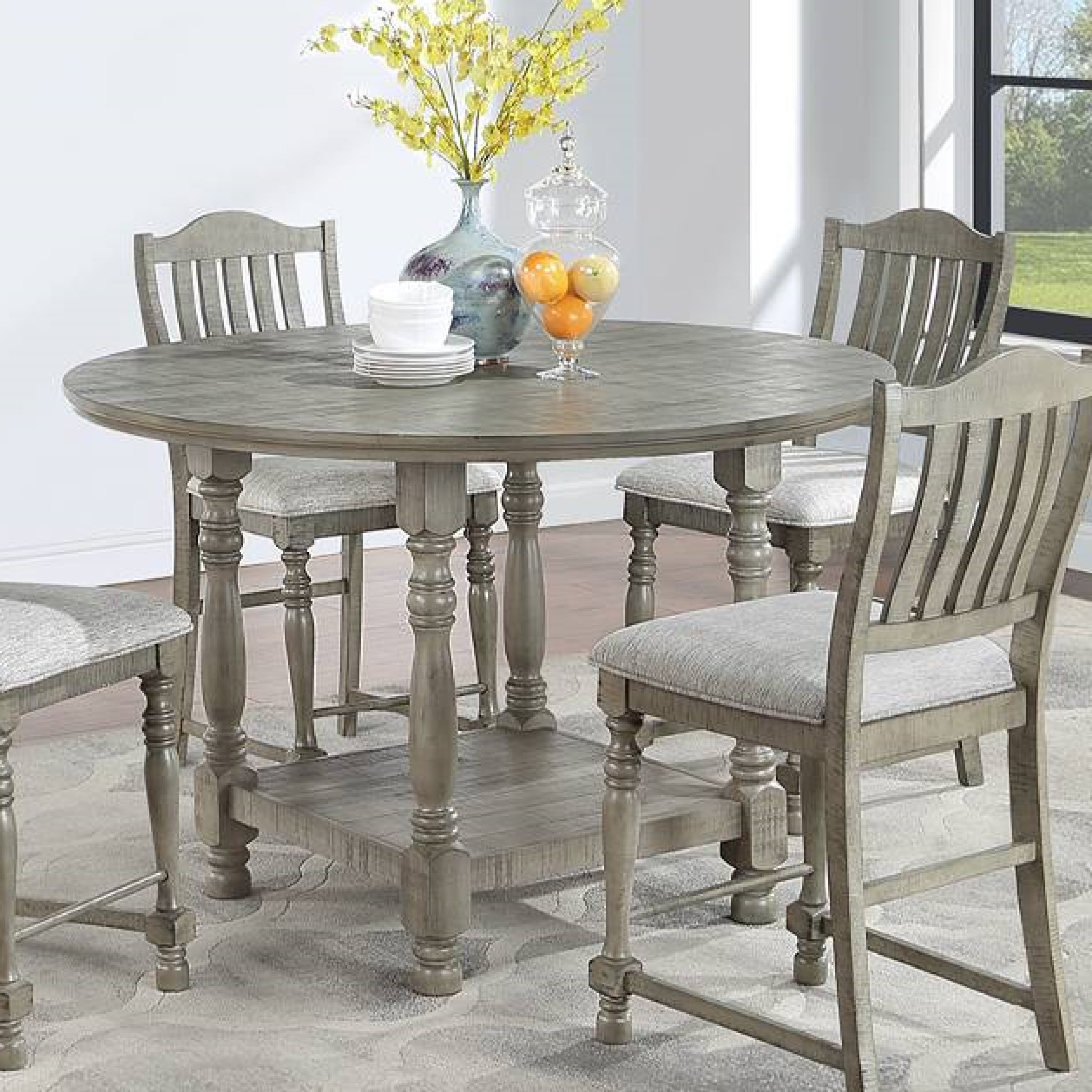 August Grove® Demiterus COUNTER HEIGHT TABLE | Wayfair