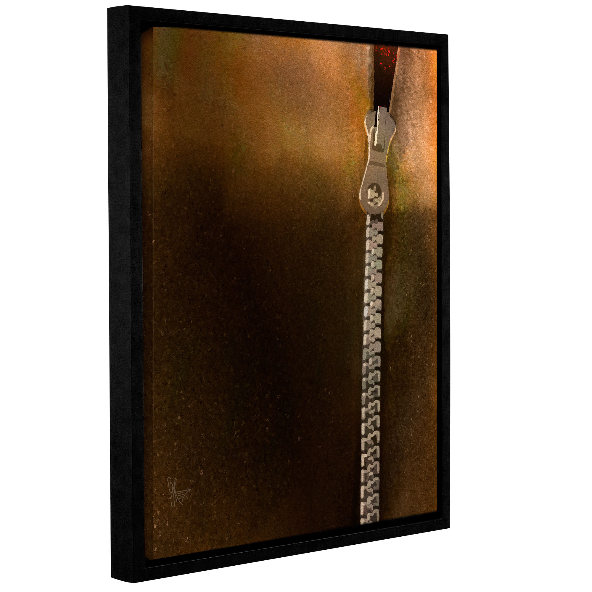 Williston Forge 'Modesto' Framed Graphic Art on Wrapped Canvas | Wayfair