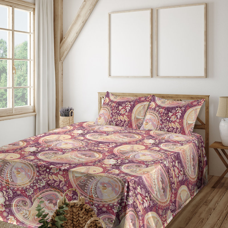 raspberry bed sheets