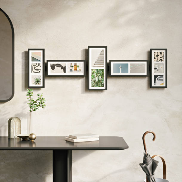 17 Stories Kline Wood Collage Picture Frame - Set of 9 & Reviews ...