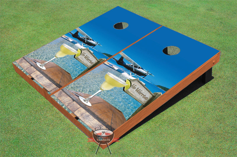 All American Tailgate 2' x 4' No Worries Cornhole Board Set | Wayfair