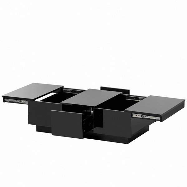 Ebern Designs Coffee Table With 2 Large Hidden Storage Compartment ...