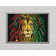 Bright Star Rasta Lion - Single Picture Frame Art Prints on Canvas ...