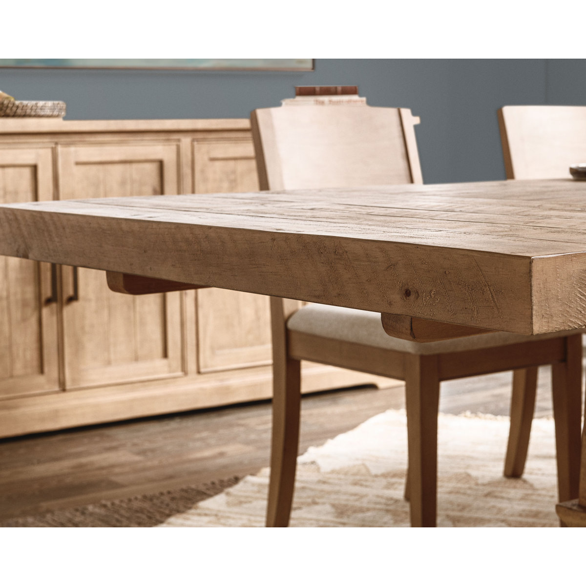 Birch Lane™ Vienna Extendable Reclaimed Pine Wood Dining Table ...