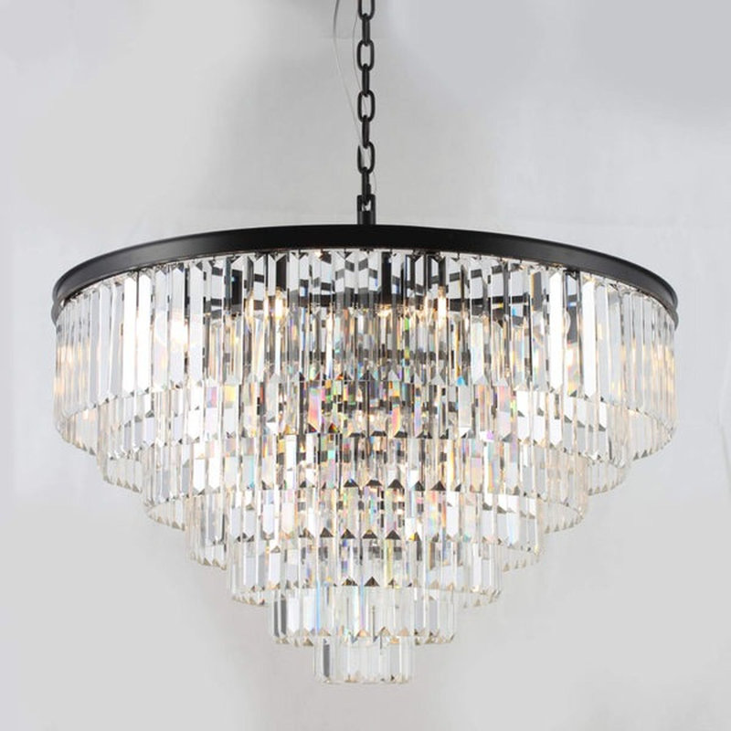 Mercer41 Edmay 5 - Light Dimmable Round / Oval Chandelier | Wayfair