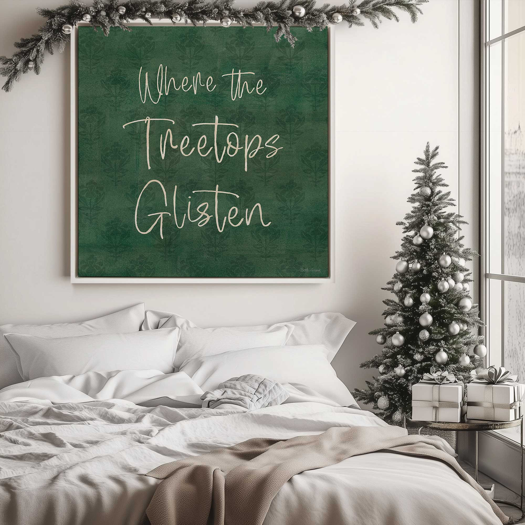 The Holiday Aisle® Where the Treetops Glisten Print on Canvas in a ...