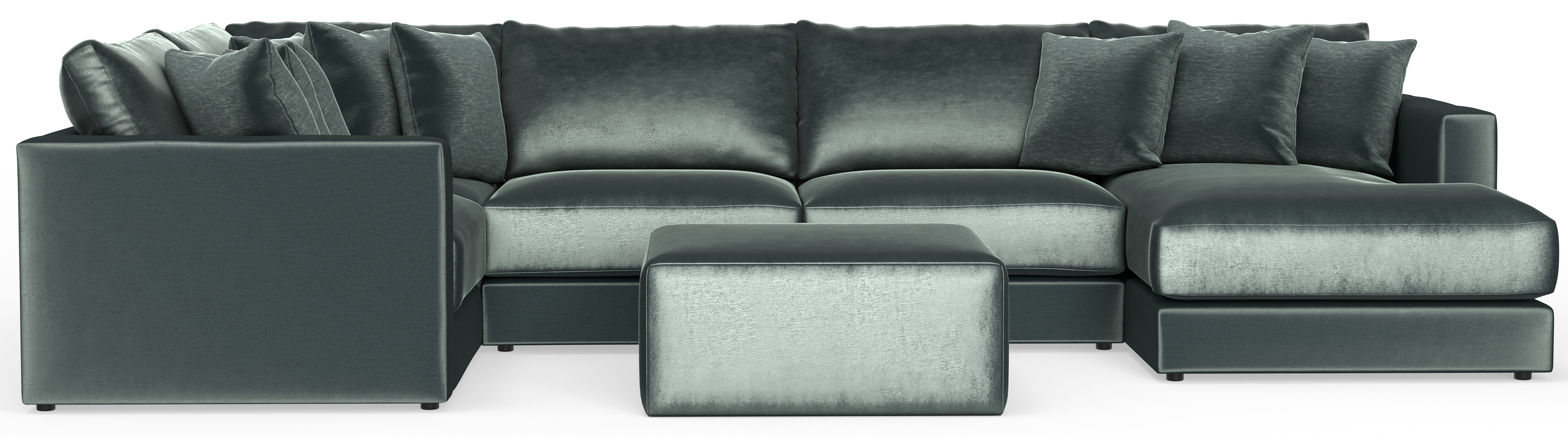 Everly Quinn Nyrie 5-piece Modular Sectional And 1 Included Cocktail ...