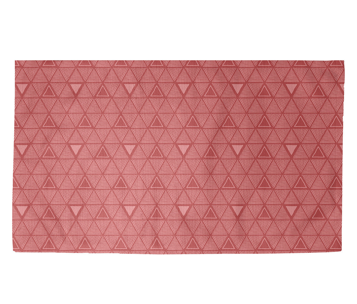 Brayden Studio® Triangle Red Area Rug | Wayfair