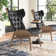 Wade Logan® Brijin Faux Leather Wingback Chair | Wayfair